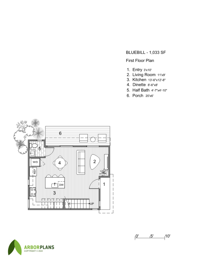 Bluebill - Arbor Plans